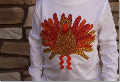 Monkeys In My Bed: Turkey Hand Print Shirt